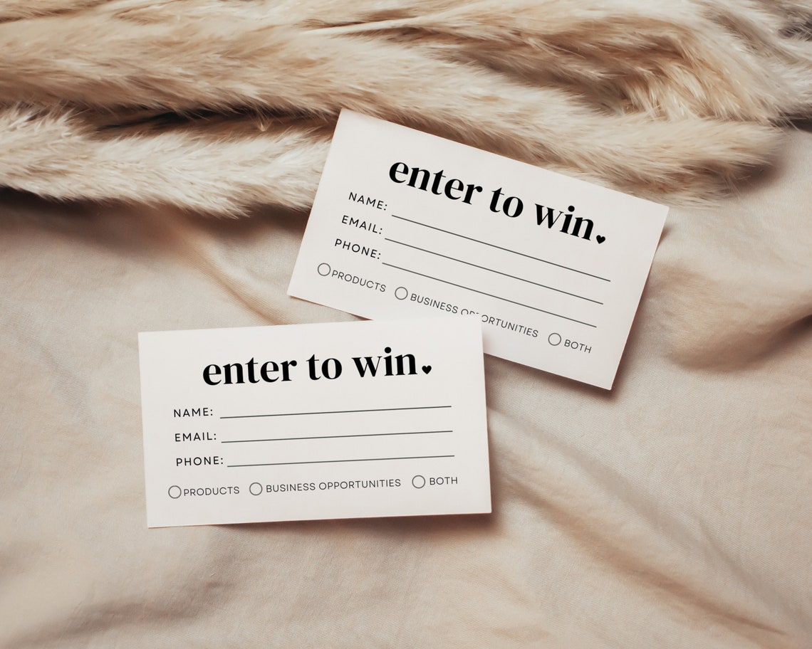 Raffle Tickets Vorlage, Canva Vorlage, Minimal Raffle Ticket, DIY ...