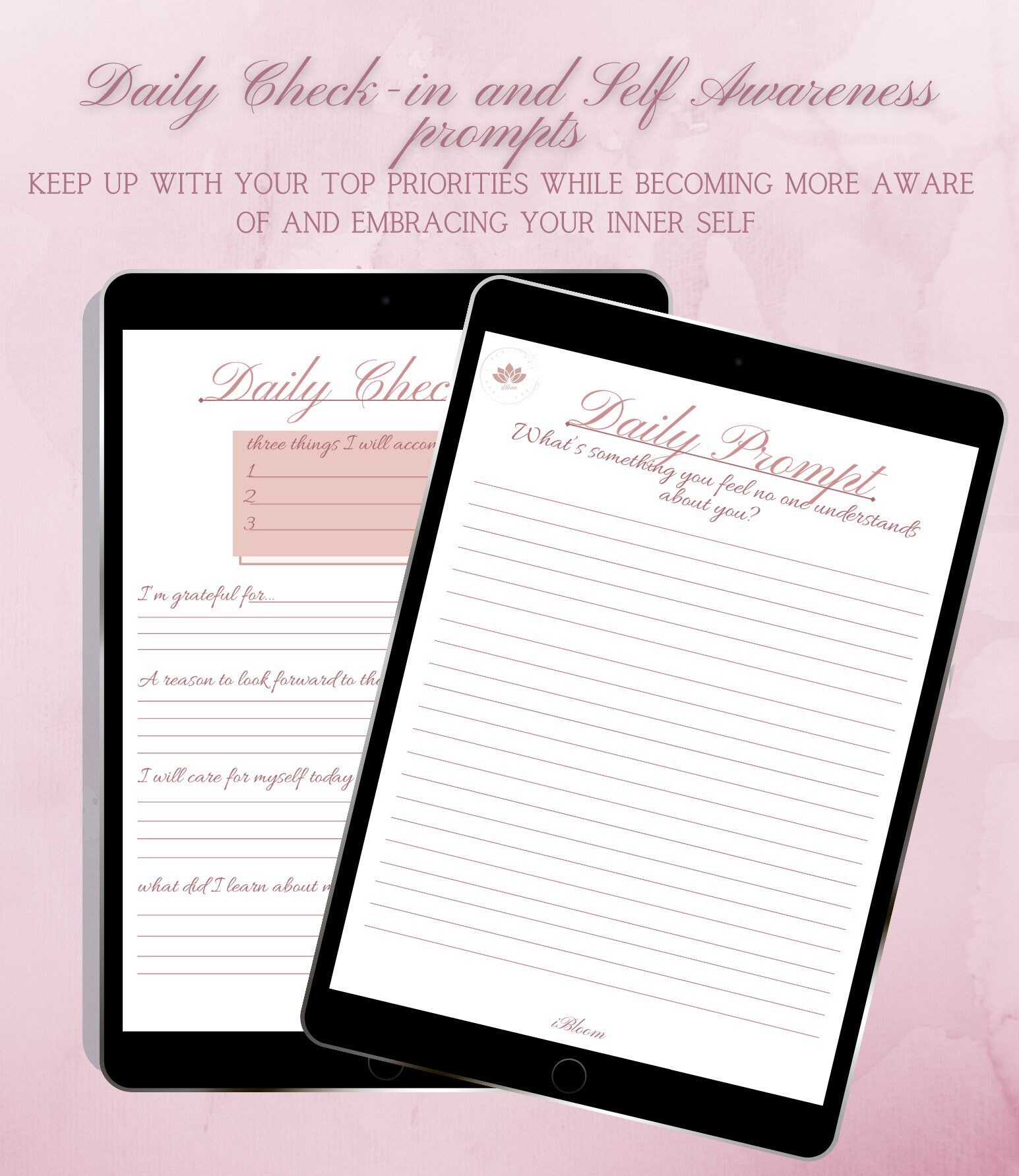 Self Awareness Journal Self Awareness Workbook Digital Journal - Etsy