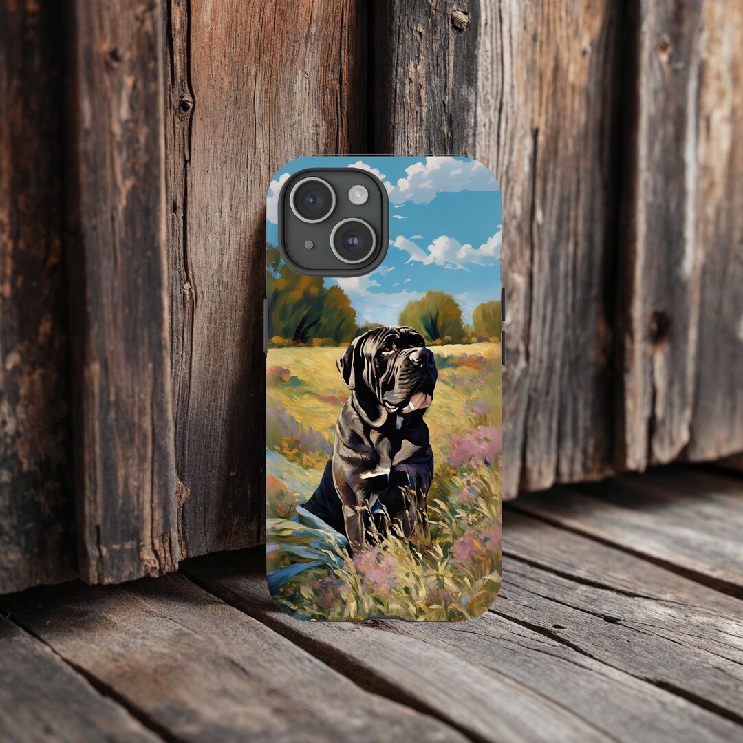 Neapolitan Mastiff Van Gogh Style Dog Magsafe Tough Phone Case for ...