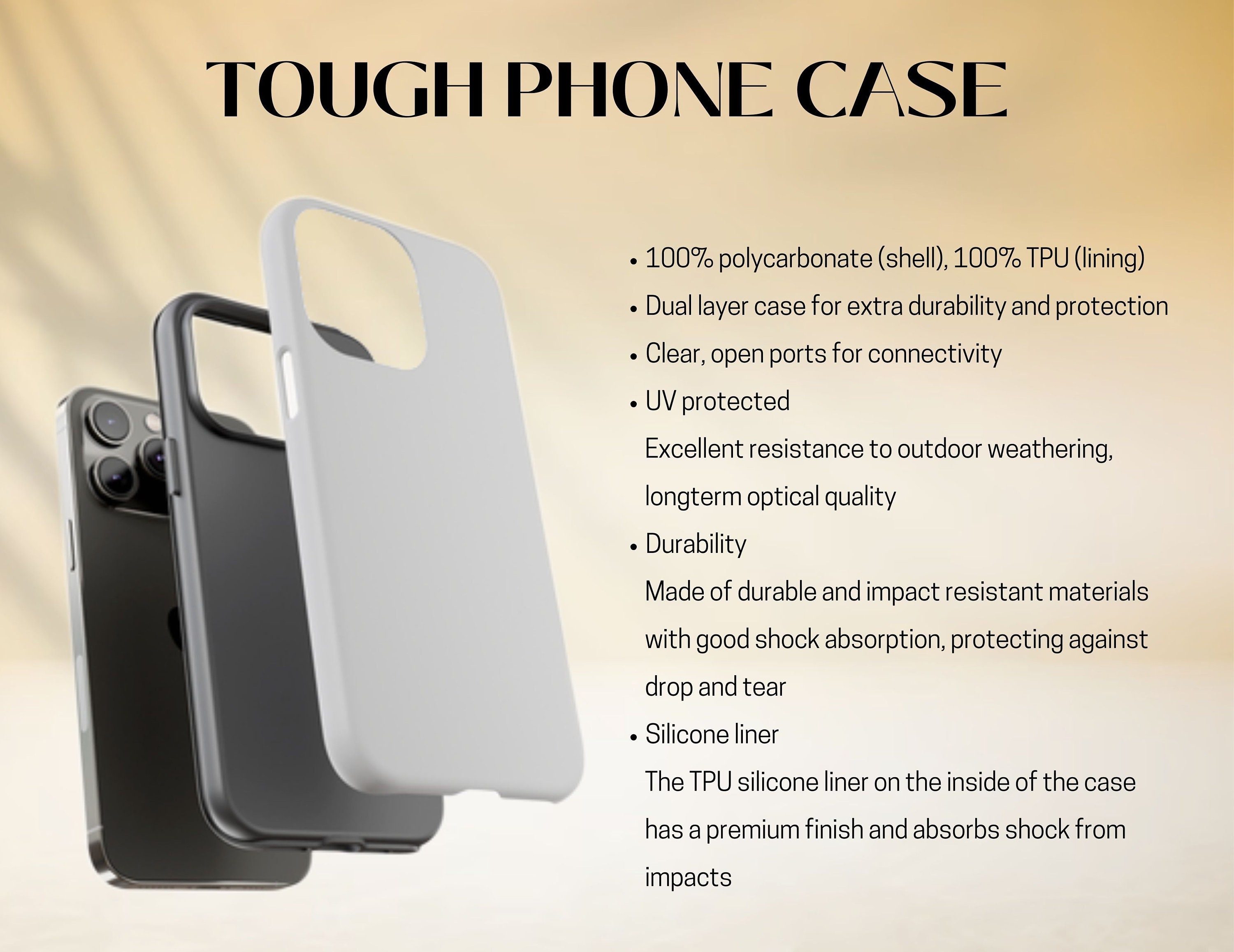 New York City Sunset Skyline Magsafe Tough Phone Case for iPhone 15 14 ...