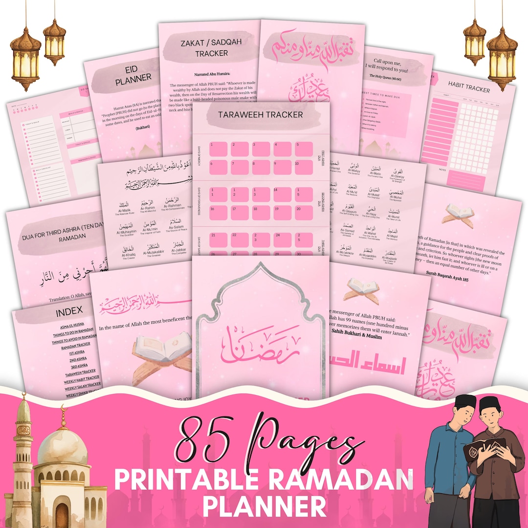Ramadan Planner 2025 Printable Ramadan Journal, Ramadan Daily Planner ...
