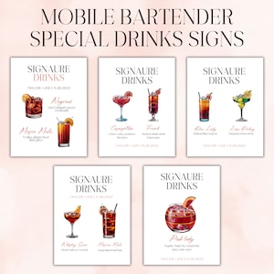 Mobile Bartender Bundle, Mobile Bar Contract, Bartender Contract ...