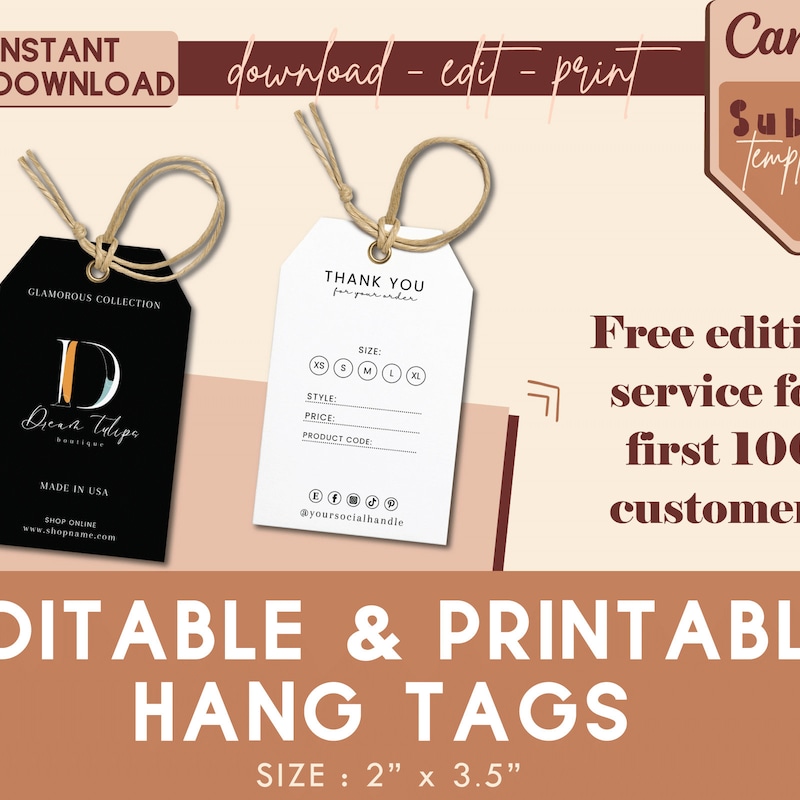 Label Hang Tags - Etsy