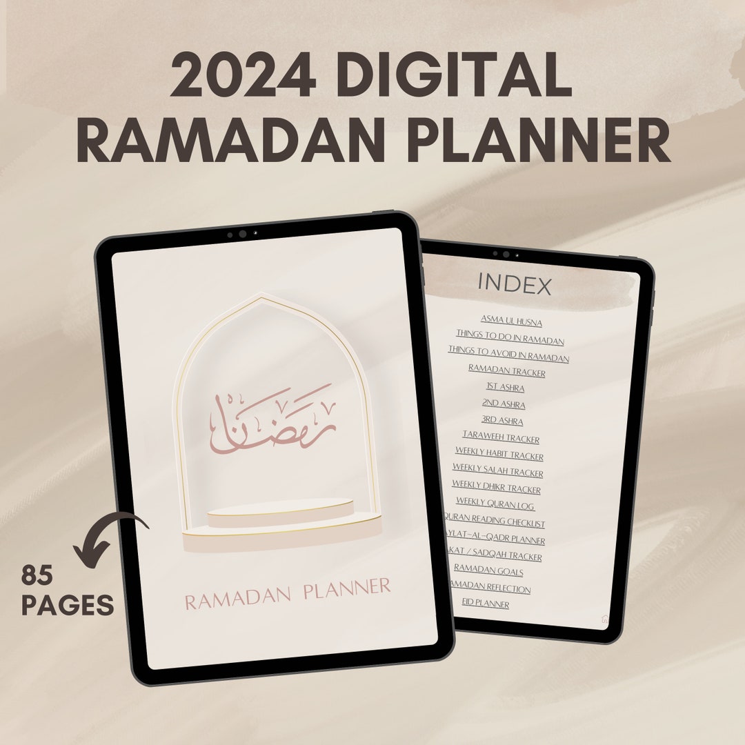 Ramadan Planner 2024, Printable Ramadan Journal, Ramadan Daily Planner ...