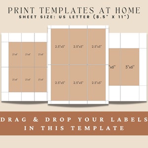 Editable Box Label Template: Custom Packaging Stickers (digital ...