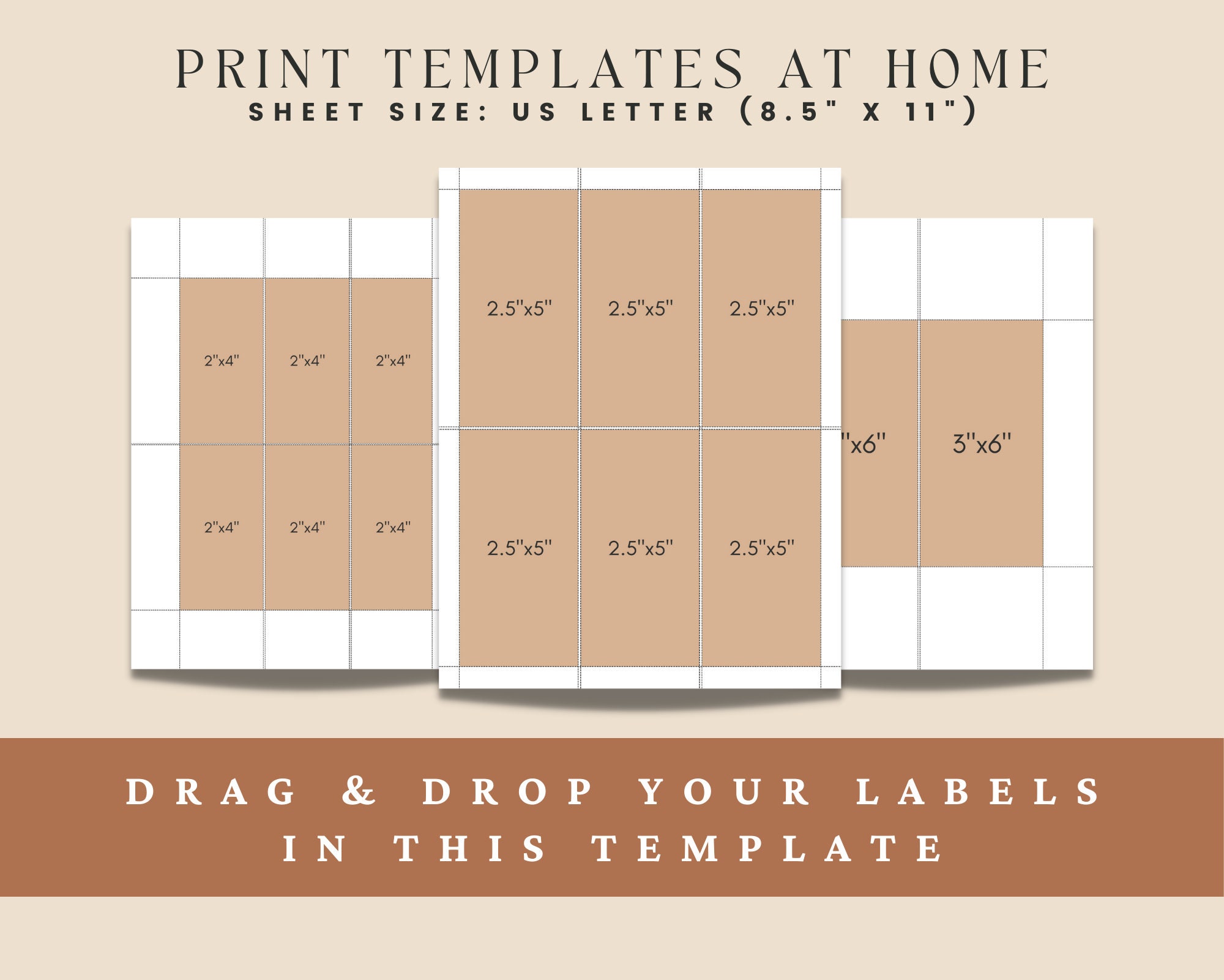 Editable Box Label Template Custom Packaging Labels | Etsy