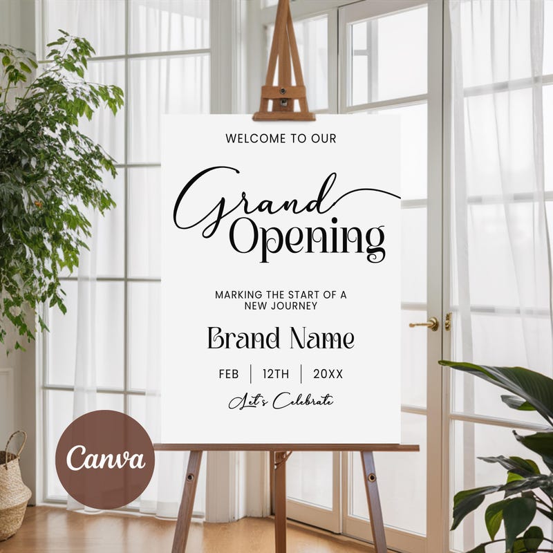 Grand Opening Sign - Etsy