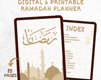 Ramadan Planner Undated Digital Ramadan Planner, Ramadan Planner ...