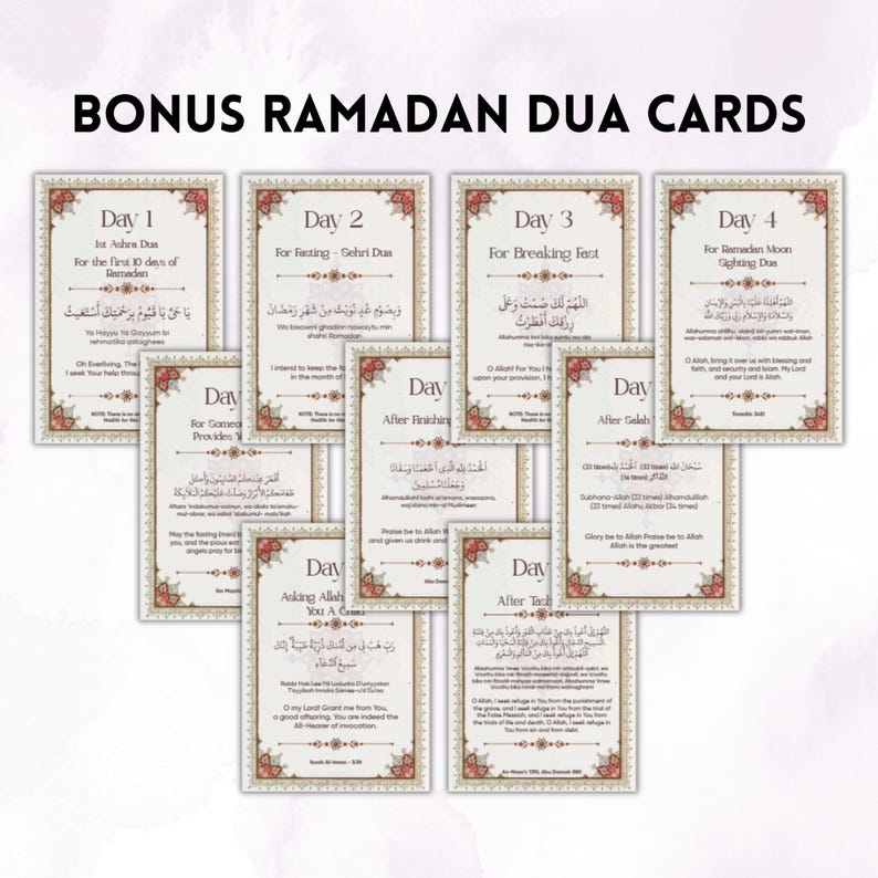 2026 Ramadan Planner for Newly Reverted Muslims, Digital Muslims 30 ...
