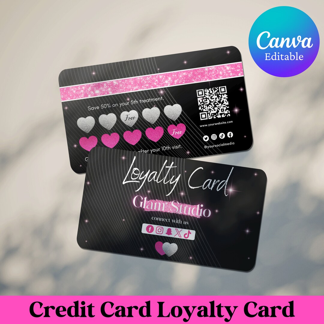 Diy VIP Loyalty Credit Card, Credit Card Holder, Credit Cards Template ...