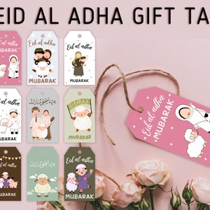 EID Gift Tags - Editable and Printable Unique Eid Gift Tags - Printable ...