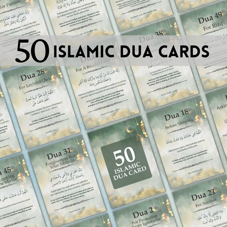 Islamic Dua Card, Kids Dua Cards, Duas for Kids, Prayer Cards, Islamic ...