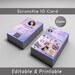 Scrunchie IG Business Card Template, 2025 Instagram Business Card Canva ...