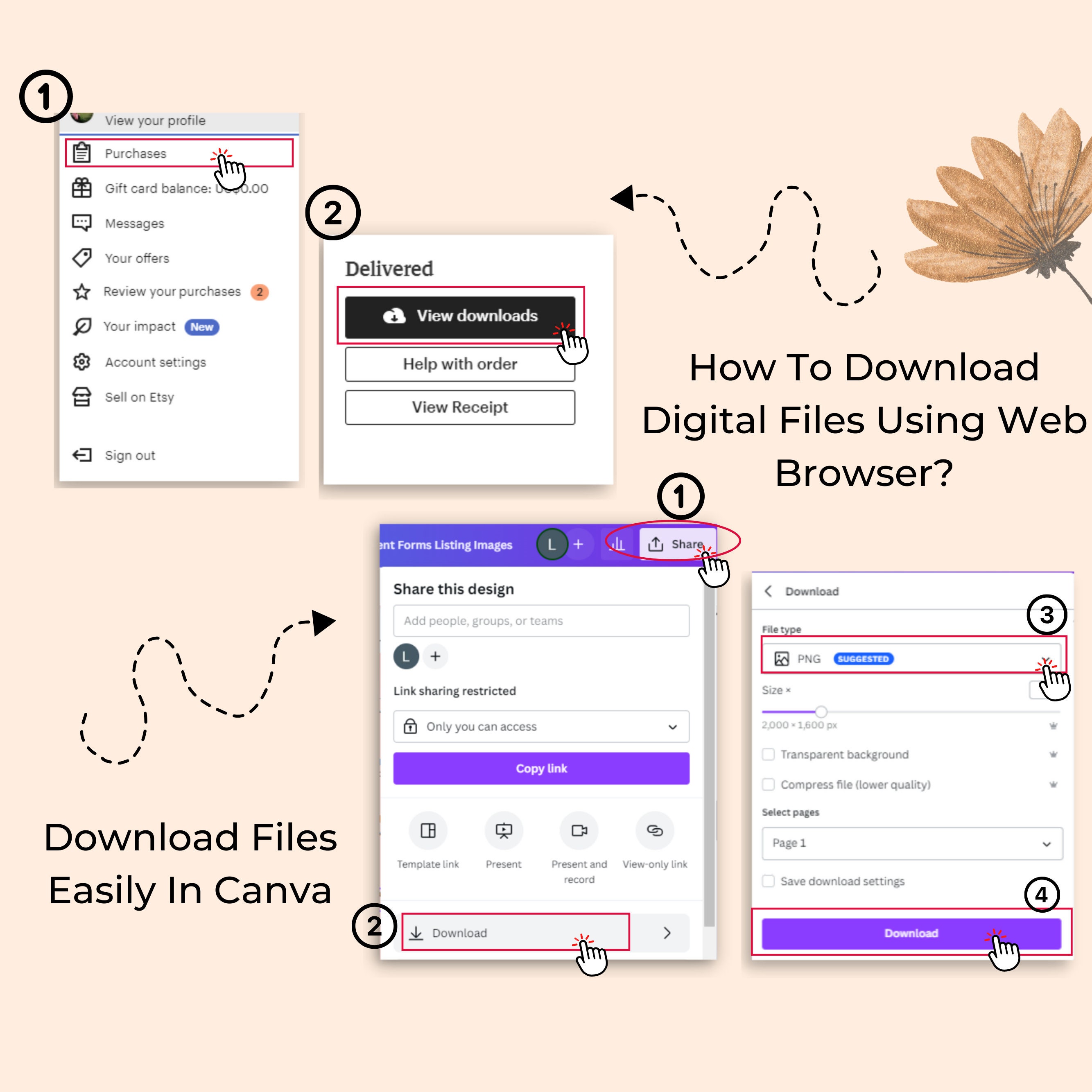 Printable Bakery Business Forms: Cake, Cookie Order Templates (canva ...