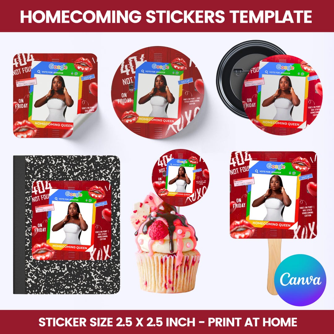 Vote Homecoming Stickers, Class Campaign Sticker, Class Campaign ...