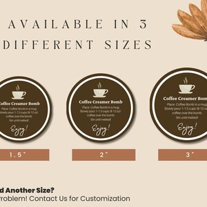 Coffee Creamer Bomb Tag | Hot Cocoa Bomb Tag | Editable Coffee Creamer ...