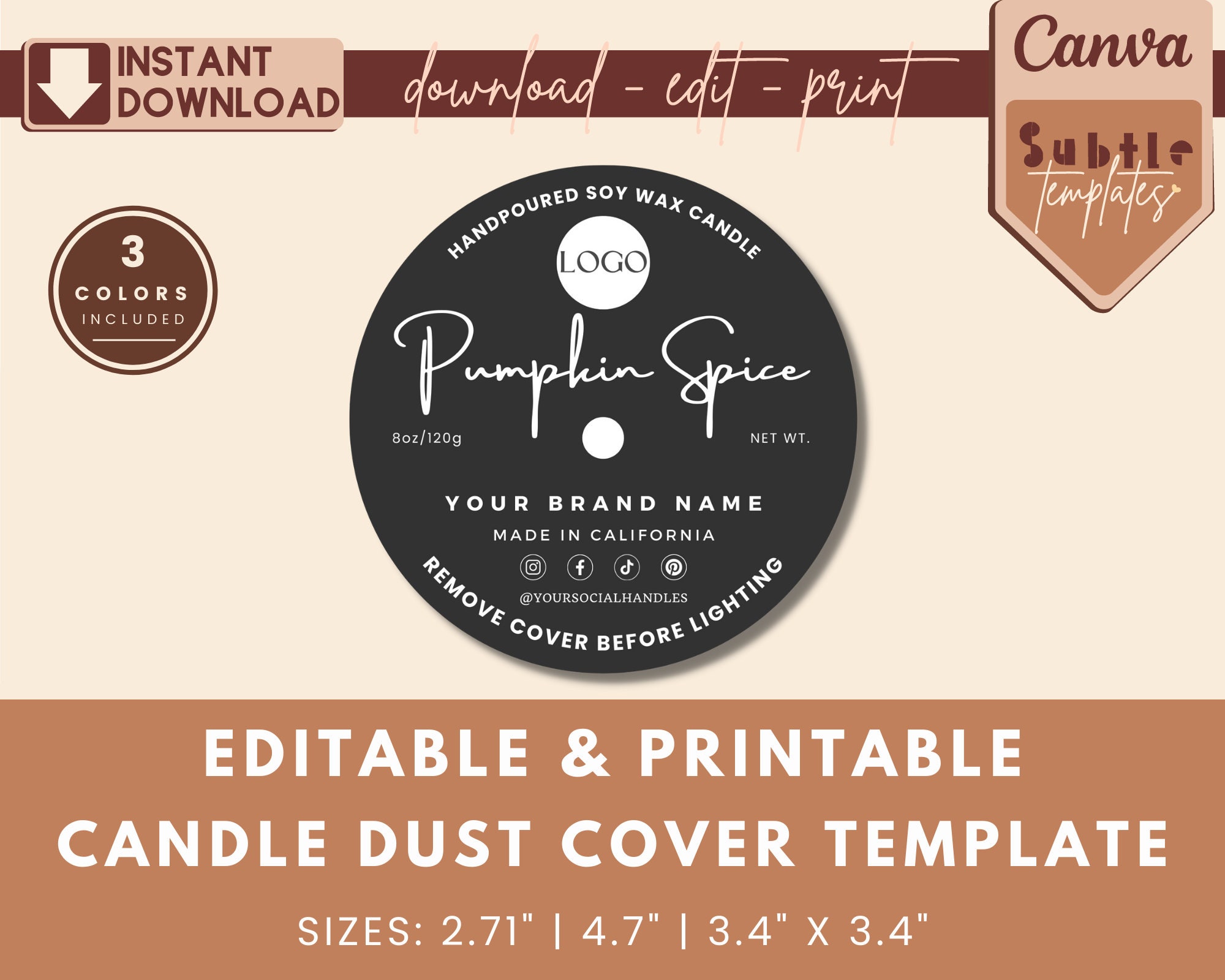 Paper Candle Dust Topper - Etsy