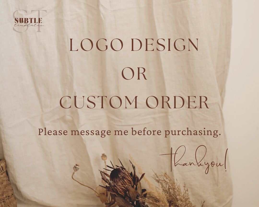 Logo Design | Custom Design | Custom Order | Graphic Design | Design on ...