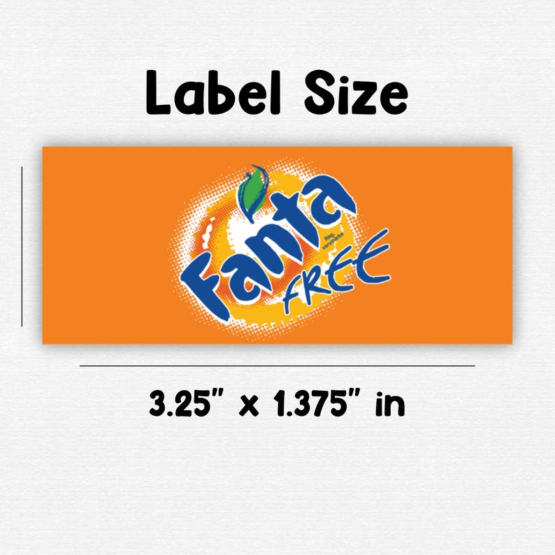 Vending Machine Labels: Soda Pop & Sparkling Water (digital Download, 3 ...