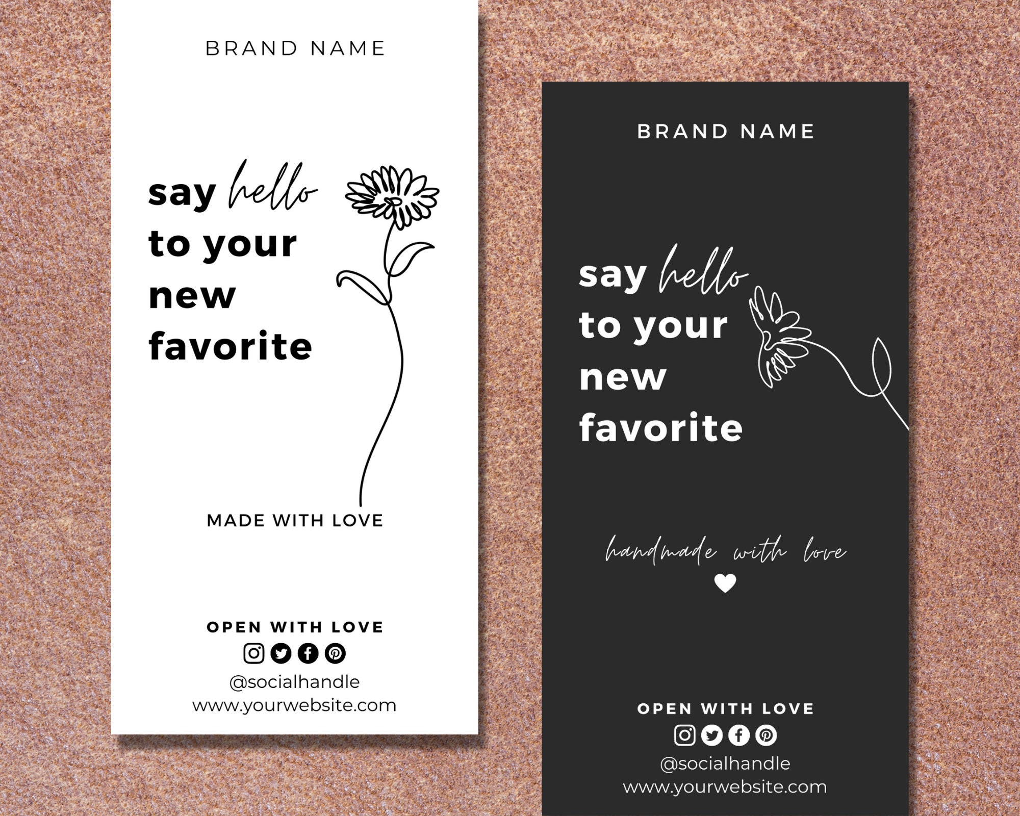 Box Seal Sticker Template Editable Box Label Printable - Etsy UK