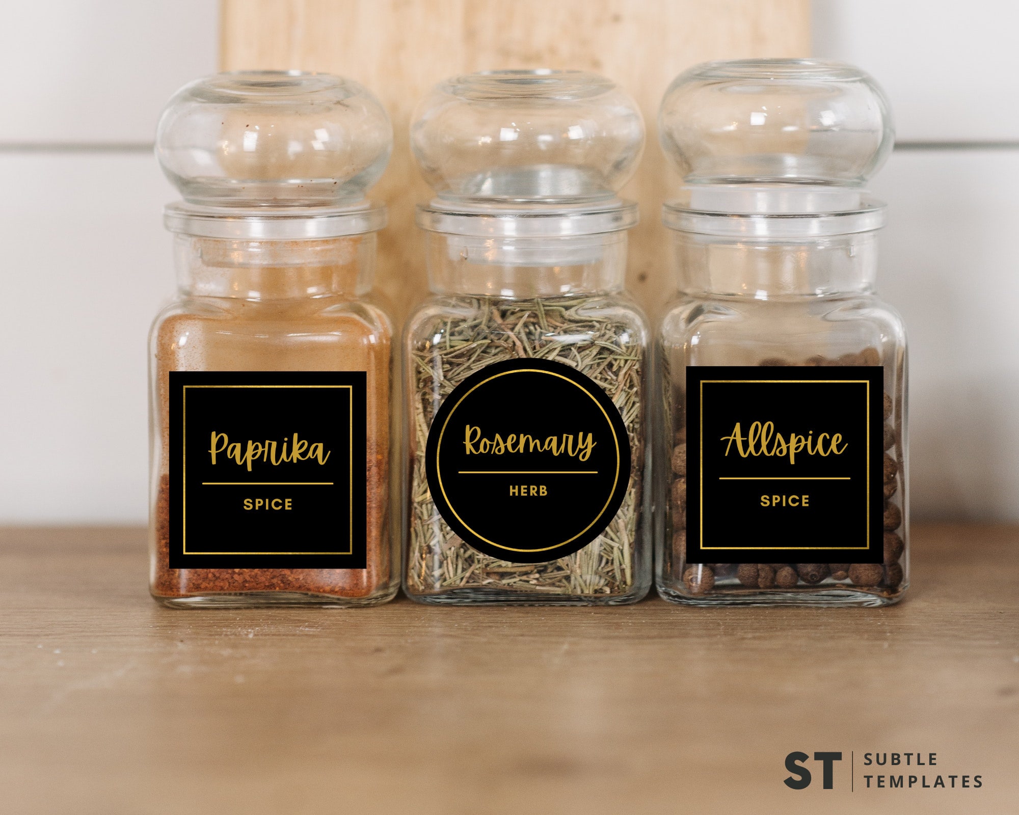 Modern Spice Labels Seasoning Labels Minimal Spice Labels - Etsy