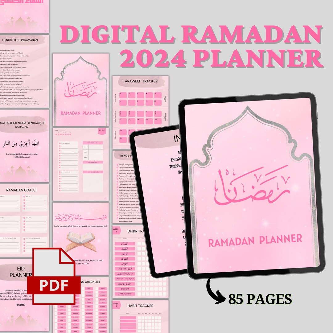 Ramadan Planner 2024 Printable Ramadan Journal, Ramadan Daily Planner ...