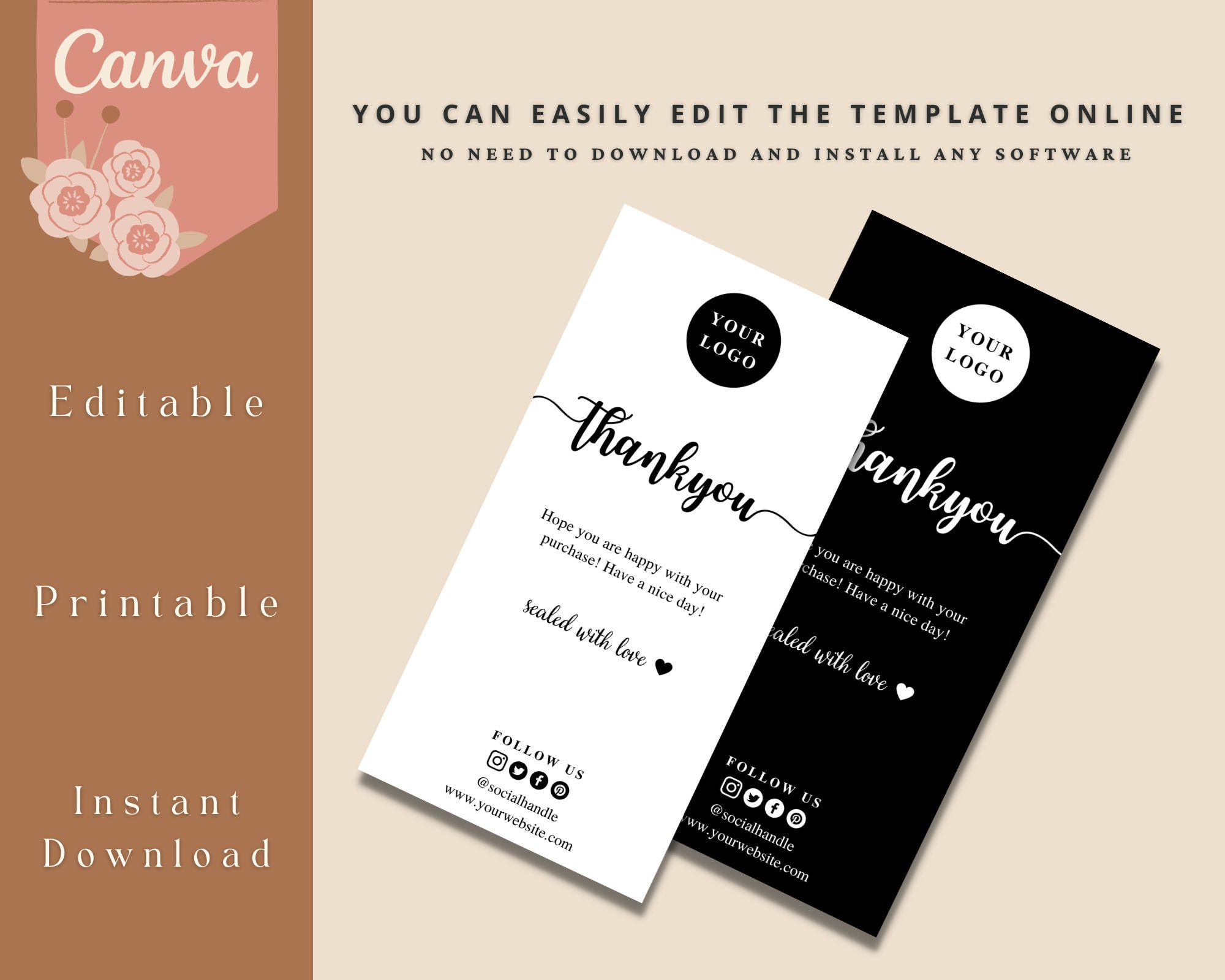 Editable Box Label Template Custom Packaging Labels - Etsy Canada