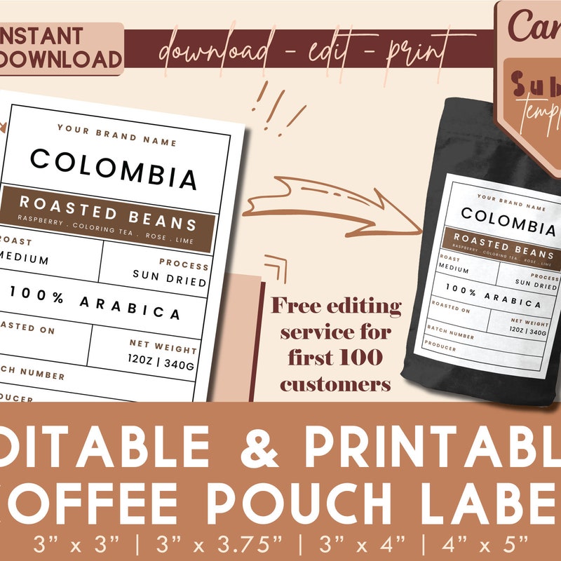 Sugar Scrub Label - Etsy