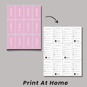 Vinyl Decal Instructions Cards Canva Editable Template,care Card Decal ...