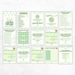 Ramadan Planner 2024, Digital Ramadan Planner, Ramadan Planner ...
