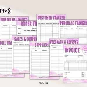 Craft Show Bundle, Order Form Template, Craft Fair Template, Scan to ...