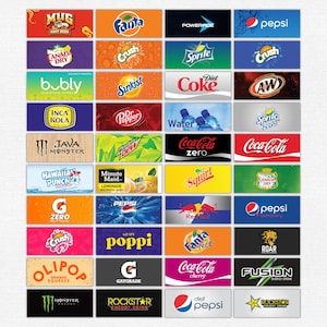 Vending Machine Labels, High Quality Labels, Sparkling Water and Soda ...