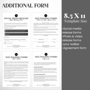 Dog Walking Service Client Intake Form Canva Template, Editable Dog ...