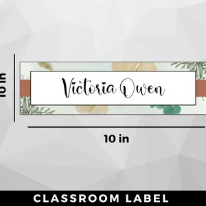 Circle Classroom Labels, Printable Classroom Name Labels, EDITABLE ...