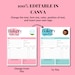 Printable Bakery Business Forms: Cake, Cookie Order Templates (canva ...