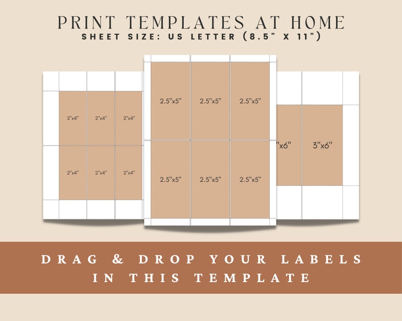 Editable Box Label Template: Custom Packaging Stickers (digital ...