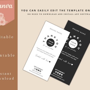 Editable Box Label Template, Custom Packaging Labels, Printable Parcel ...