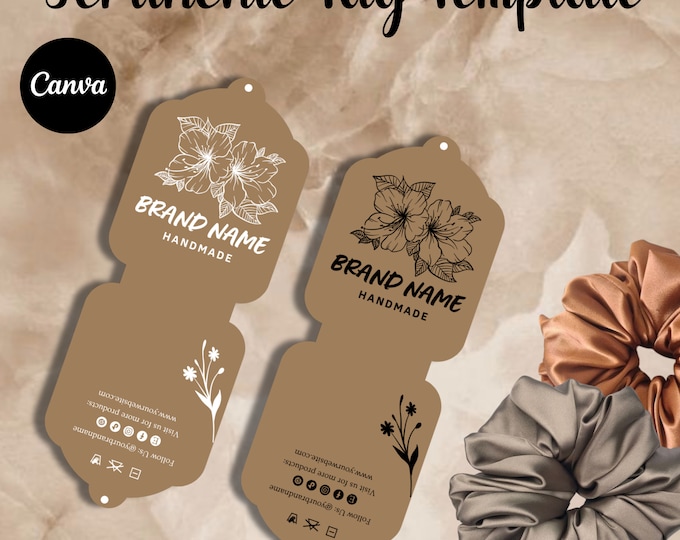 Scrunchie Labels - Generic - Digital Download - Etsy Canada