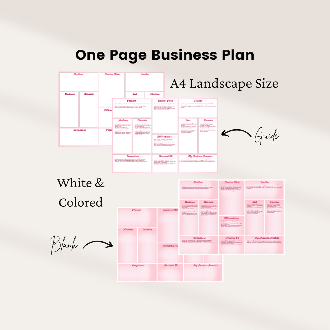 Small Business Template Bundle: Pink Retro Vendor Display (digital ...