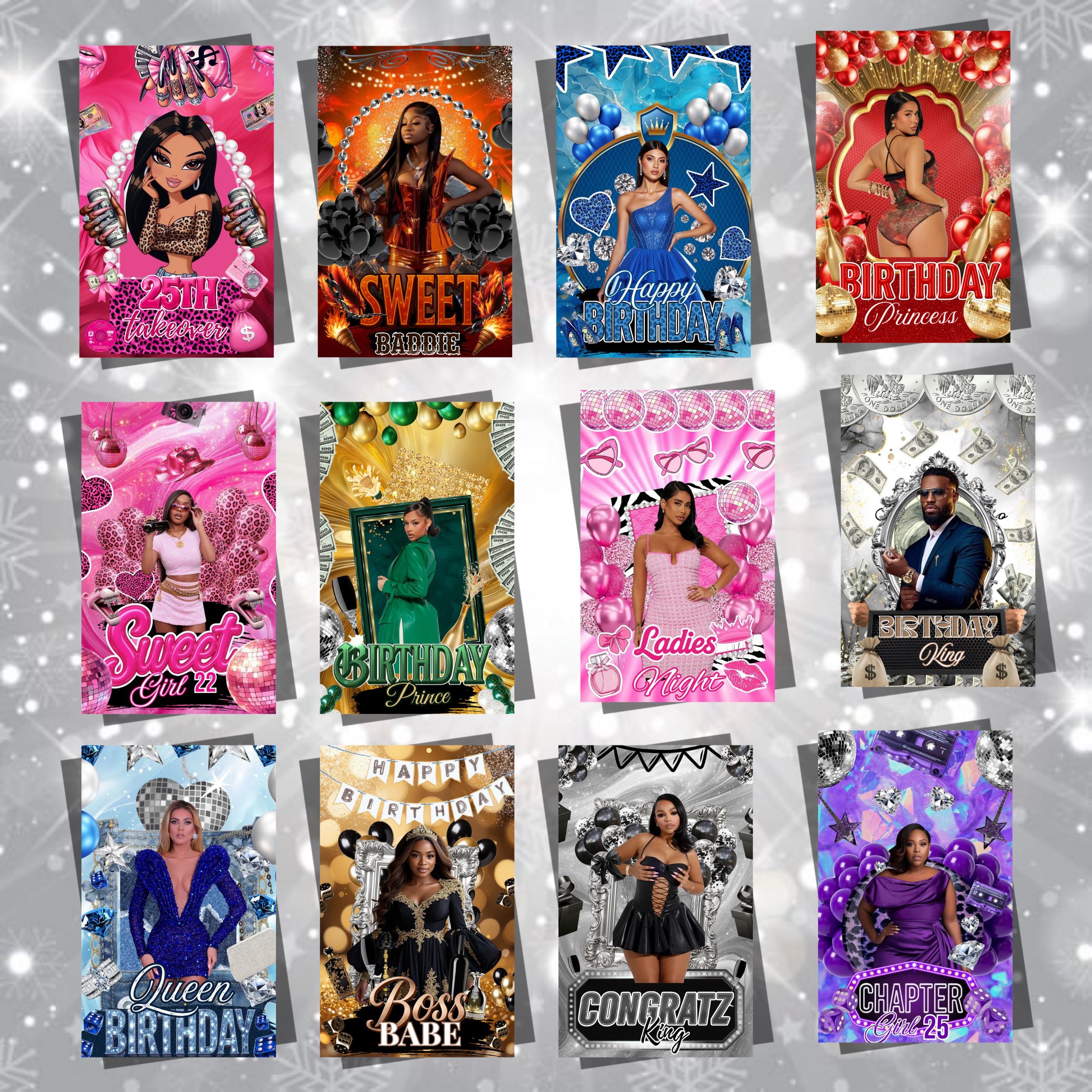 Customizable Birthday Gift Bag Template for Memorable Celebrations and ...