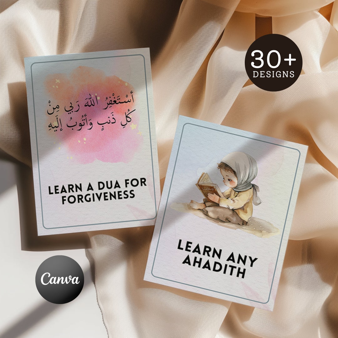 30 Ramadan Good Deeds Cards, Ramadan Islamic Games, Ramadan Flash Cards ...
