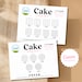 Cake Cutting Guide, Printable Cake Cutting Set Instruction Card, Cake ...