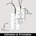 Printable Crochet Care Card Canva Template, Washing Instructions Care ...