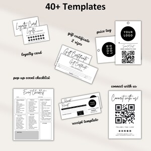Craft Show Bundle, Small Business Bundle, Price List Template, QR Code ...
