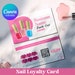 Nail Tech Loyalty Cards, Loyalty Business Card, Nail VIP Loyalty Card ...