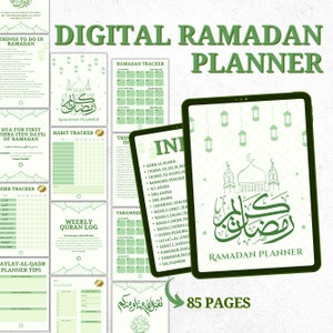 Ramadan Planner 2024, Digital Ramadan Planner, Ramadan Planner ...