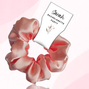 Printable Scrunchie Hang Tags, Editable Scrunchie Tag, Customizable Tag ...