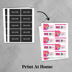 Nail Tech Loyalty Cards, Loyalty Business Card, Nail VIP Loyalty Card ...