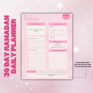 Ramadan Planner 2024 Printable Ramadan Journal, Ramadan Daily Planner ...