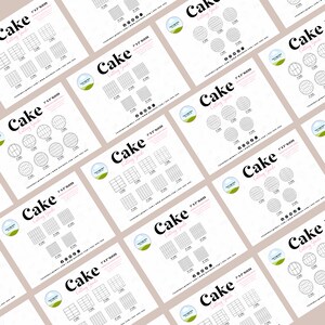 Cake Cutting Guide, Printable Cake Cutting Set Instruction Card, Cake ...